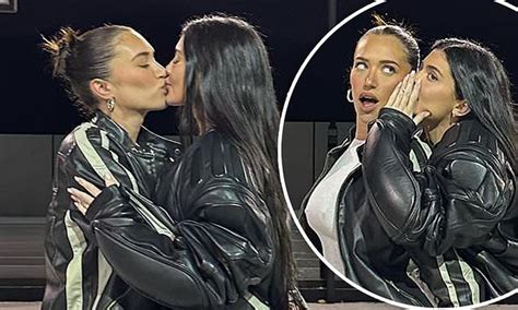 Kylie Jenner Kisses Best Pal Anastasia Karanikolaou In Sweet Valentine S Day Post Daily Mail