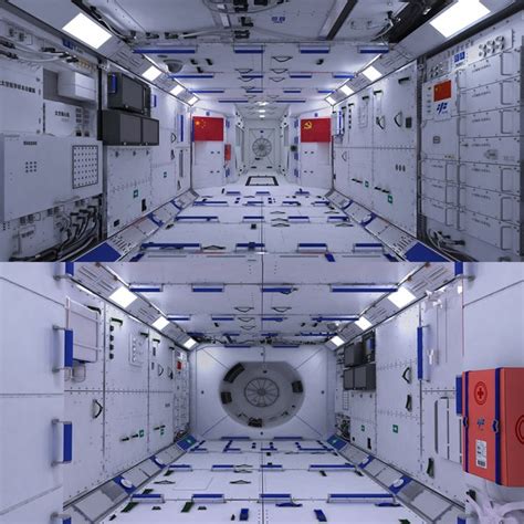 Tianhe Core Module Css 3d Turbosquid 1757756