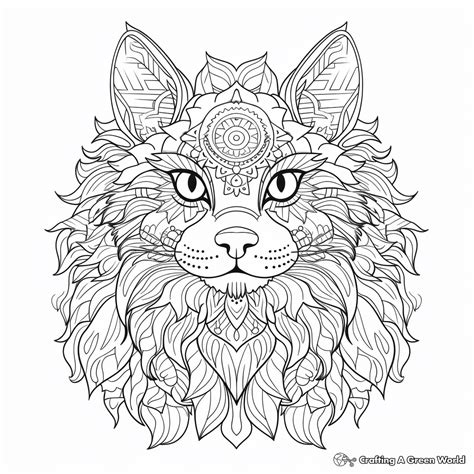 Cat Mandala Coloring Pages Free And Printable