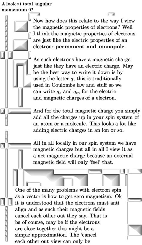 Total Angular Momentum In The Z Direction Compared To Total Net Monopole Magnetization Of Spin