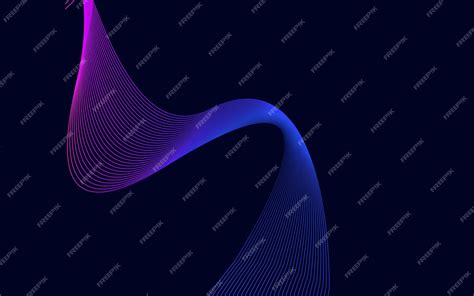 Free Vector Abstract Blue Wavy Lines Background