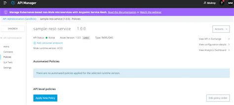 Message Logging Mulesoft Api Manager Ottb Policy
