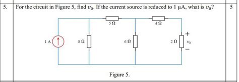 Solved For The Circuit In Figure Find Vo If The Chegg Com