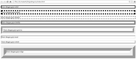 Belajar Css Part 9 Mengubah Border Dengan Css Malas Ngoding