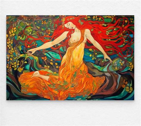 tableau coloré Tableau femme nue Tableau érotique tableaux salon Idun bol