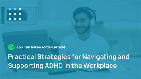 Strategies For Supporting Adhd In The Workplace