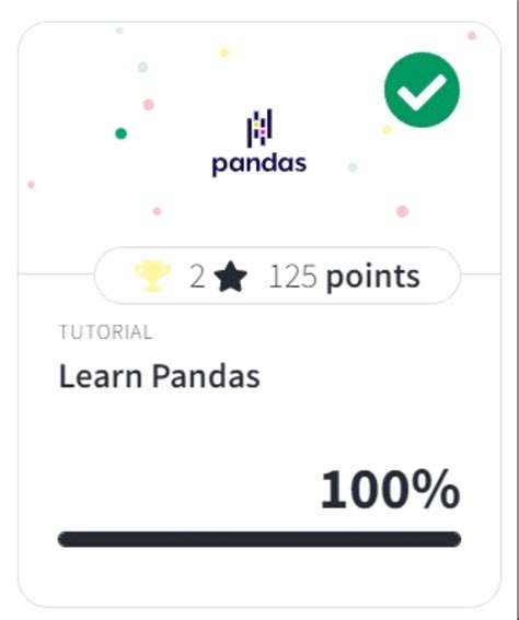 Siddharth Sen On Linkedin Completed Pandas From W3schools