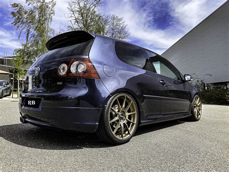 Volkswagen Golf Gti Mk5 Edition 30 Blue Motec Ultralight Wheel Front