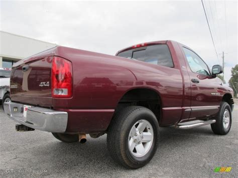 2002 Dark Garnet Red Pearlcoat Dodge Ram 1500 Slt Regular Cab 4x4