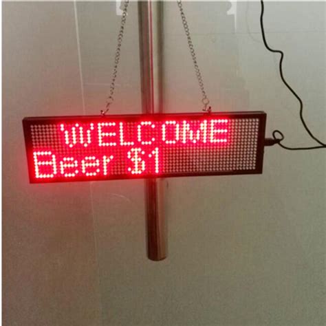 Led Message Board With WiFi Red Cm X Cm Cool Mania