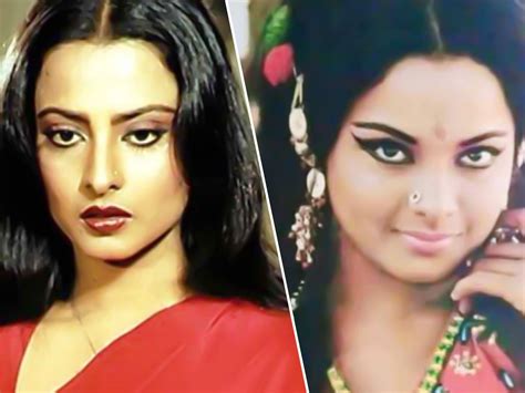 Actress Rekha First Film Kiss Scene With Actor Vishwajeet Chatterjee जब 25 साल बड़े इस