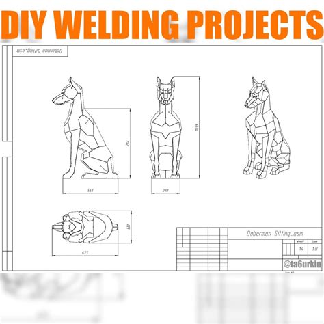 Welding Projects To Sell Idea Diy Plans Drawings Sheet Metal Art Work