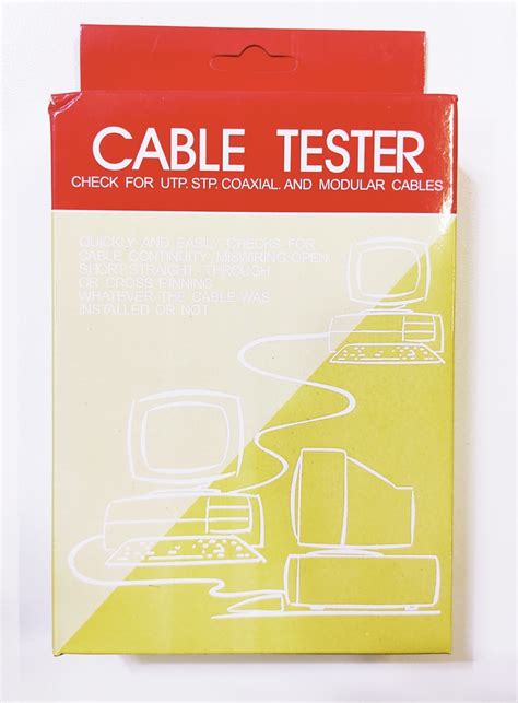 Networking Cable Tester Rj45 Bnc Ah Computer