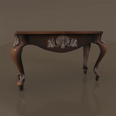 Classical Console Table 3d Model