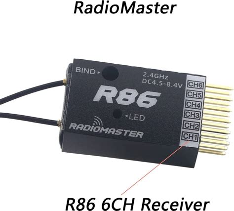 RadioMaster R CH Receptor PWM SBUS Formato Compatible Con FrSky D Para Transmisores De