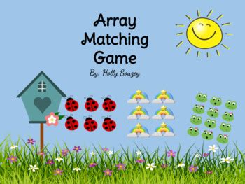 Array Matching Game Digital Matching Games Games Repeated Addition