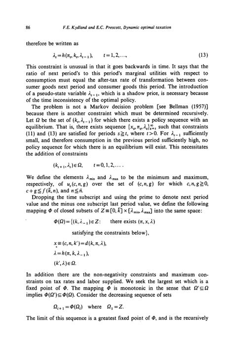 Dynamic Optimal Taxation Pdf
