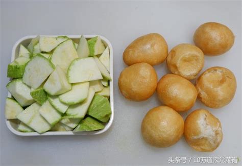 西葫蘆搭配油麵筋做出來味道鮮美百吃不厭 每日頭條