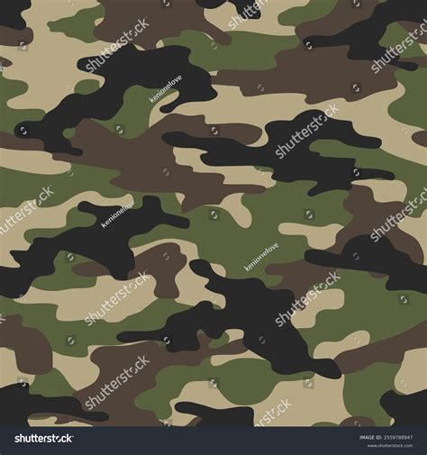 「military Camouflage Vector Seamless Print Army」のベクター画像素材（ロイヤリティフリー） 2559788947 Shutterstock