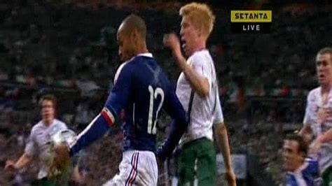 Thierry Henry Handball Ireland Paid By Fifa Not To Sue World Cup 2010