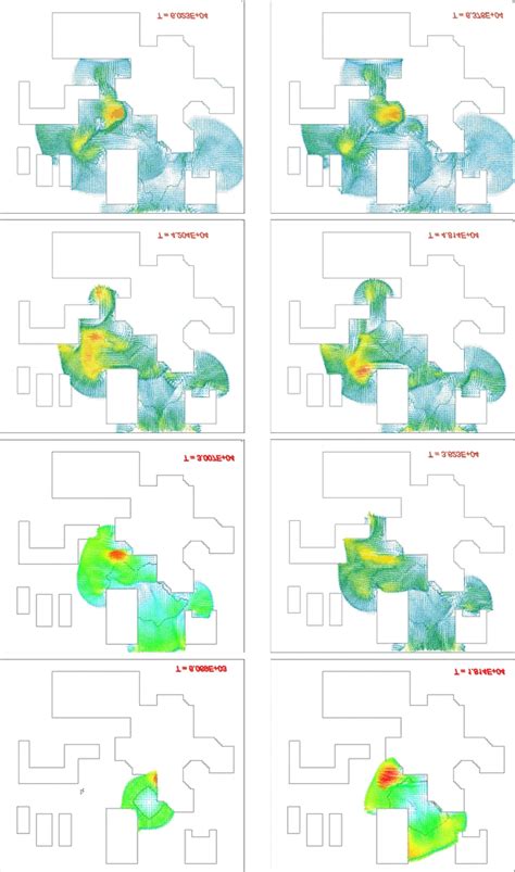 Simulation Of Blast Wave Propagation In A Built Up Area Download Scientific Diagram