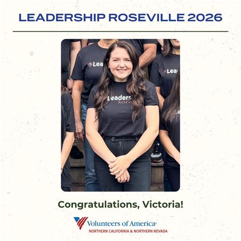 Our Very Own Victoria Monroe Will Be A Part Of Leadership Roseville
