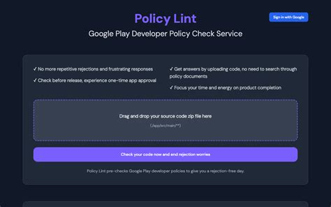 Chatbene Policy Lint Your Ai Helper To Avoid Play Store Problems