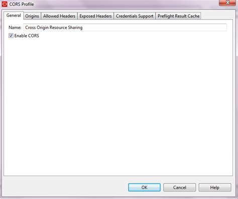 Cors Profile In Oracle Api Gateway Oag V11123 Oracle Soa