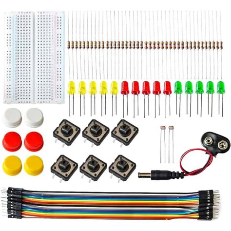Experimenters Breadboard Parts Kit With Solderless Breadboard