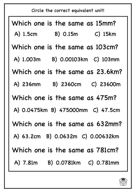 7 Page Printable Mastering Metric Length Conversion Solve Compare