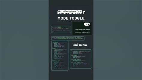 🌙🌞 Dark And Light Mode In Htmlcss 💻 Easy Toggle Switch In 60 Seconds Youtube