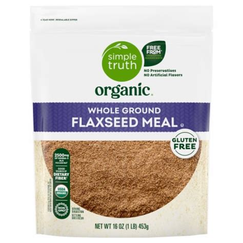 Simple Truth Organic® Whole Ground Flaxseed Meal 16 Oz Kroger