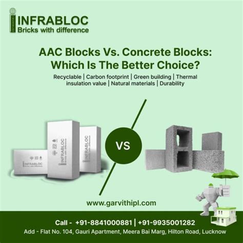 Aac Blocks Vs Concrete Blocks Which Is The Better Choice Garvit Infrabloc