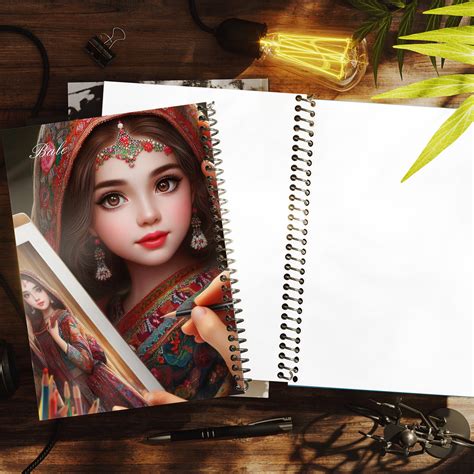 قیمت و خرید دفتر طراحی 50 برگ انتشارات بله مدل کاغذ ضخیم طرح دختر نقاش