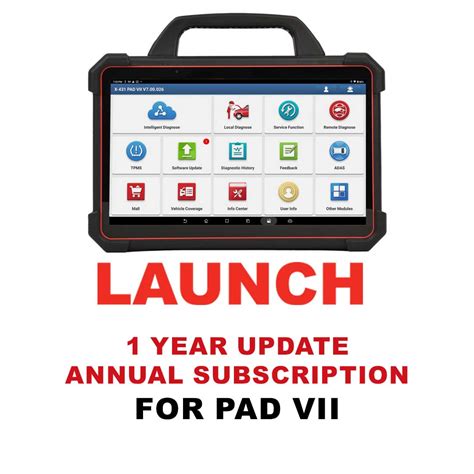 Launch One Year Subscription For PAD VII MK3
