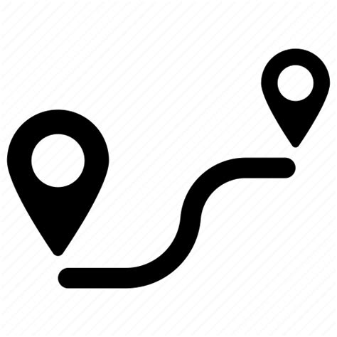 Map Navigation Route Icon Download On Iconfinder