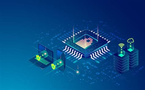 Premium Vector Concept Of Cyber Security Or Data Center Grpahic Of