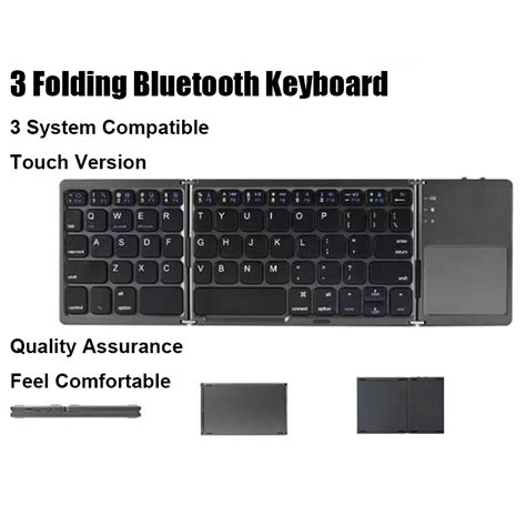 Wireless Folding Mini Keyboard Bluetooth With Touchpad Yeedza Com