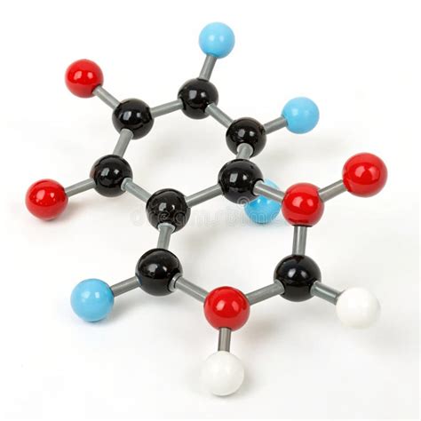 Molecular Structure Isolated On White Stock Illustration Illustration Of Scientificresearch