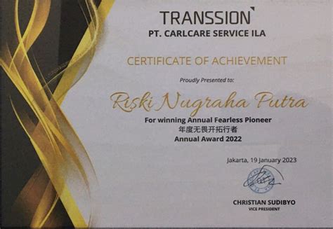 Riski Nugraha Putra On Linkedin Alhamdulillah For This Achievement