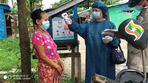 လှိုင်သာယာ အရှေ့ပိုင်း မြို့နယ်၌ ကိုဗစ်−၁၉ကာကွယ်ရေးအတွက် ကျန်းမာရေး စစ