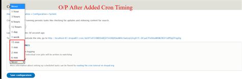 Cron Timing Drupal Org