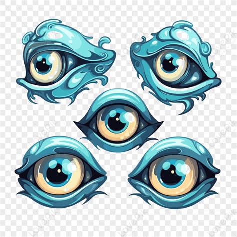 사악한 눈상표클립 아트만화 Png 일러스트 무료 다운로드 Lovepik