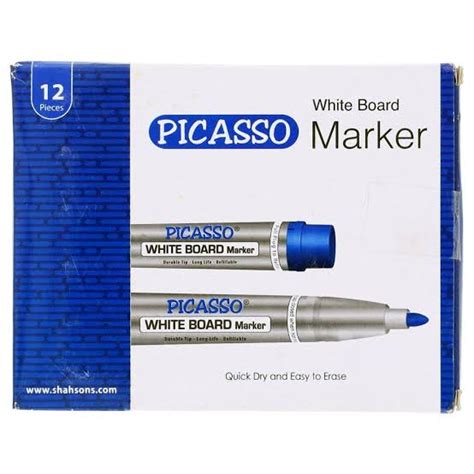 Picasso Board Markers Box 12 Pcs Cie Resources