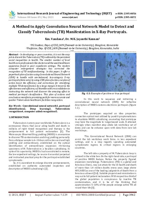 Pdf A Method To Apply Convolution Neural Network Model To Detect And Classify Tuberculosis Tb