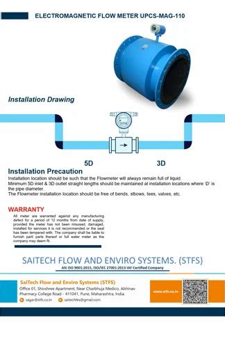 Hdpe Electromagnetic Flow Meter For Etp At Rs 19001 In Pune Id