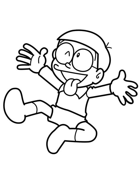 Lưu Ngay Trọn Bộ 20 Tranh Tô Màu Nobita Siêu Dễ Thương