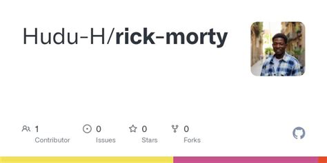 Hudu Hamed On Linkedin Github Hudufodiorick Morty