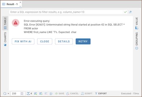 Fix Sql Errors Cloudbeaver Documentation