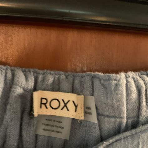 Blue Denim Looking Roxy Set The Skirt Has Elastic Depop